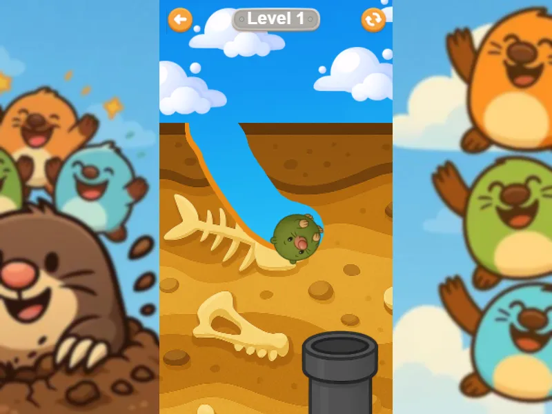 Digging Moles｜アクションゲーム｜コレピク.NET